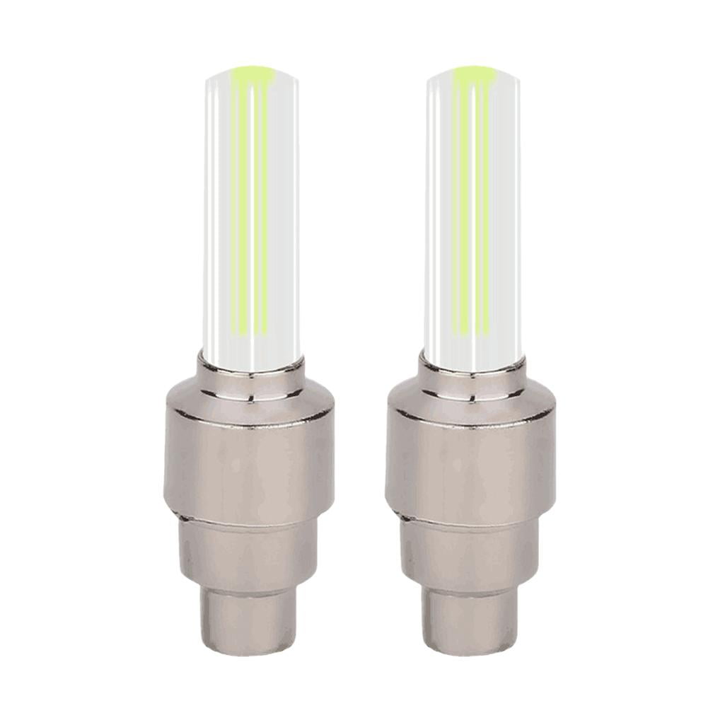 A Pair Of Yellow Light Bicycle Valve Lights Mountain Bike Valve Lights ...