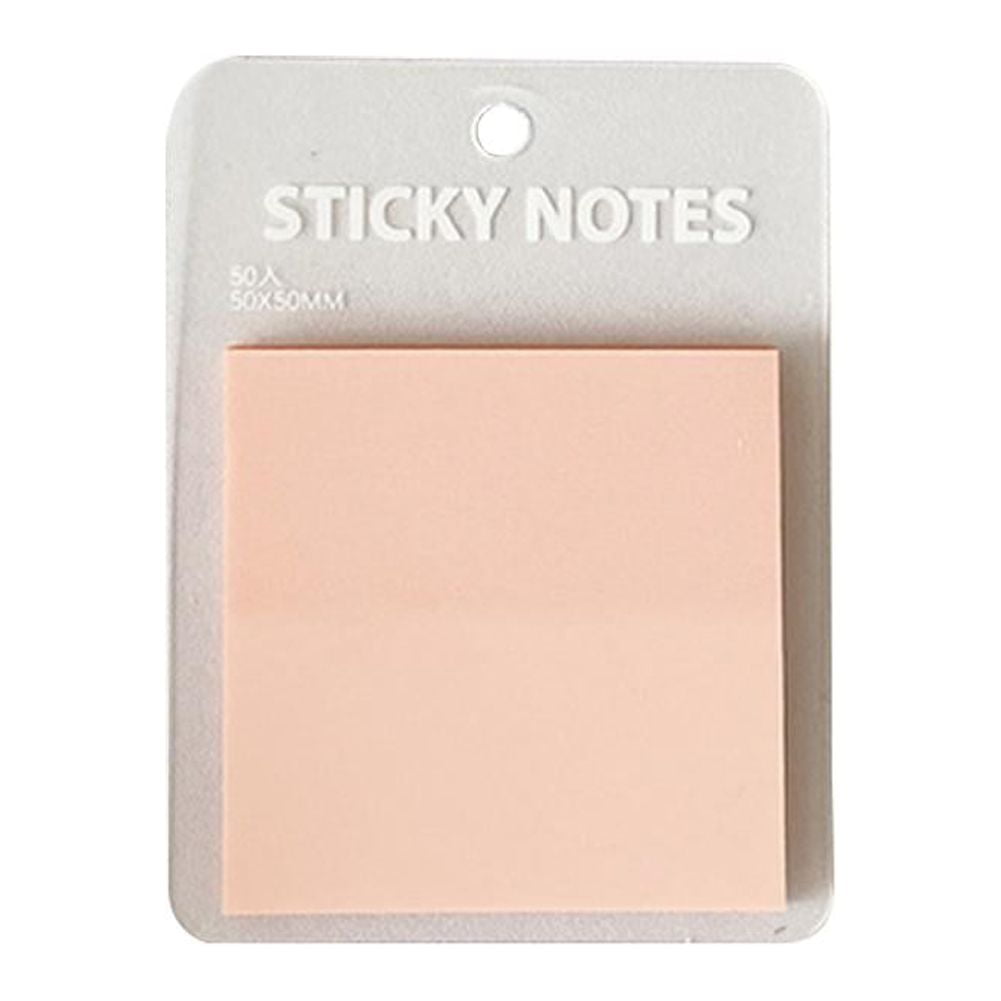 SSKFHGI Pink Peach-Translucent Sticky Note Japanese Color Translucent ...
