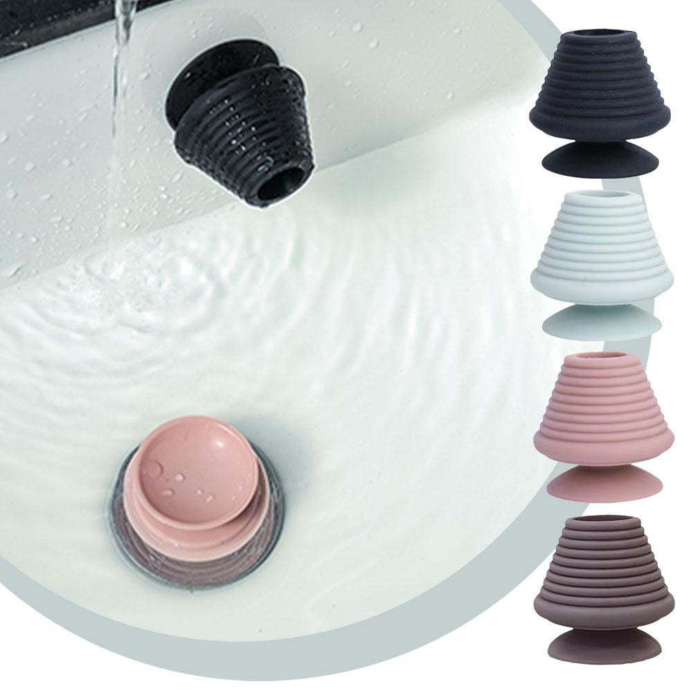 SSKFHGI Pink Wash Basin Water Plug Silicone Deodorant Anti-Odor Bathtub ...
