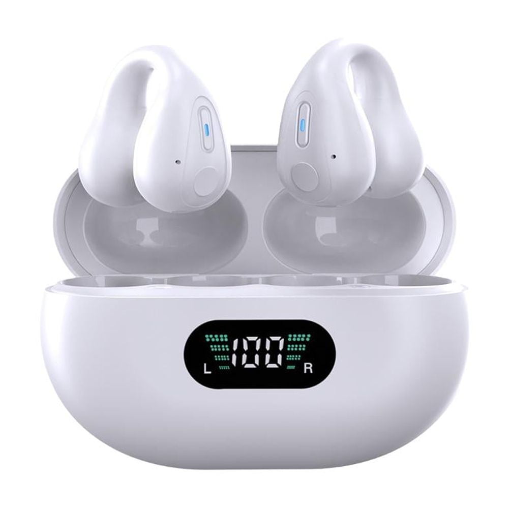 SSKFHGI Real Time Language Translator Earbuds Open Ear Clip Ai ...