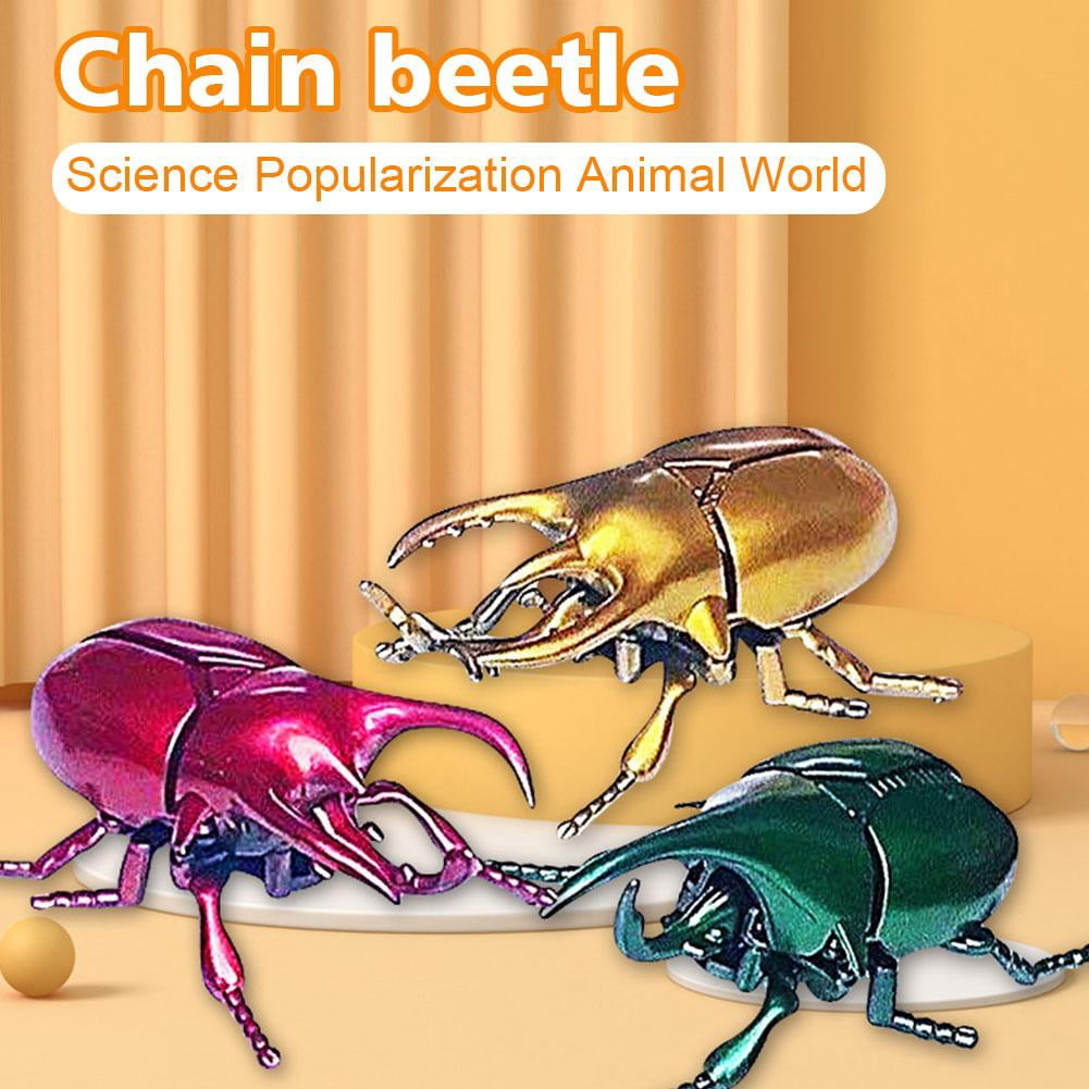 SSKFHGI Red Beetle Creative Clockwork Winding Simulation Fighting ...