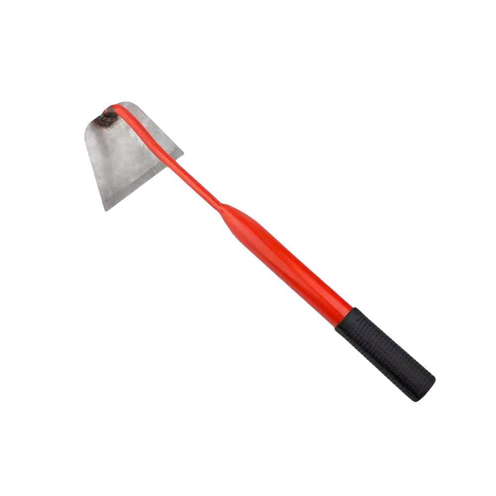 SSKFHGI Red Handle 9 Points Hoe Steel Handle Small Hoe Agricultural ...