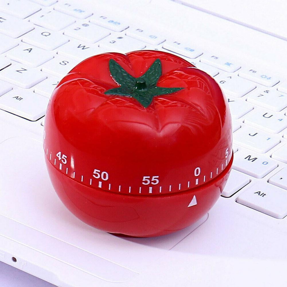 SSKFHGI Red Tomato Timer Kitchen Electronic Timer Reminder Tomato Clock ...