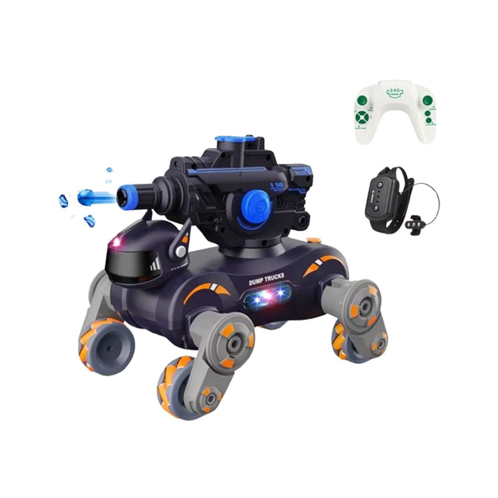 SSKFHGI Robot Dog Remote Control Dual Control Gesture Stunt Robot Dog ...
