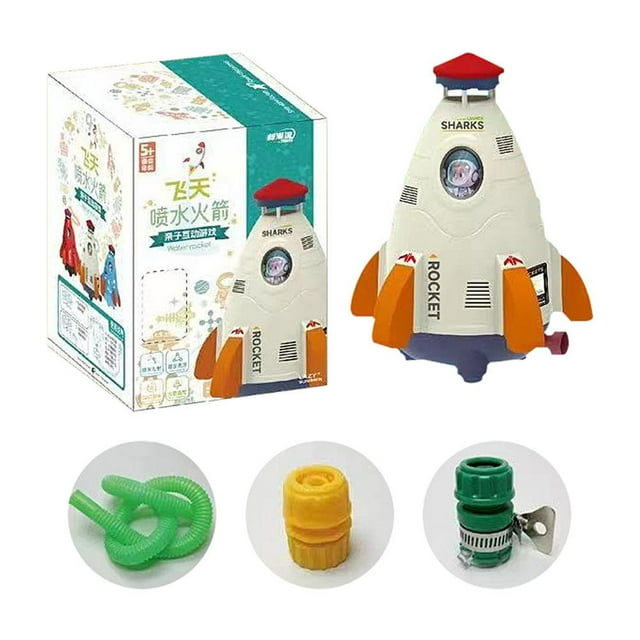 SSKFHGI Rocket Launcher Toys Outdoor Water Pressure Lift Sprinkler Toy ...