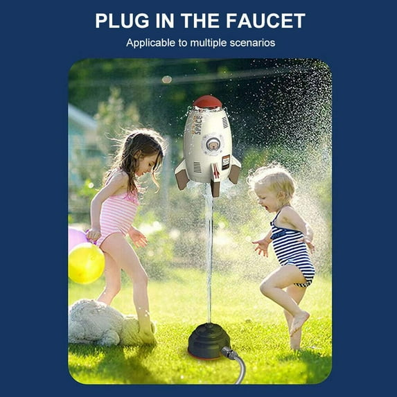 SSKFHGI Rocket Launcher Toys Outdoor Water Pressure Lift Sprinkler ...