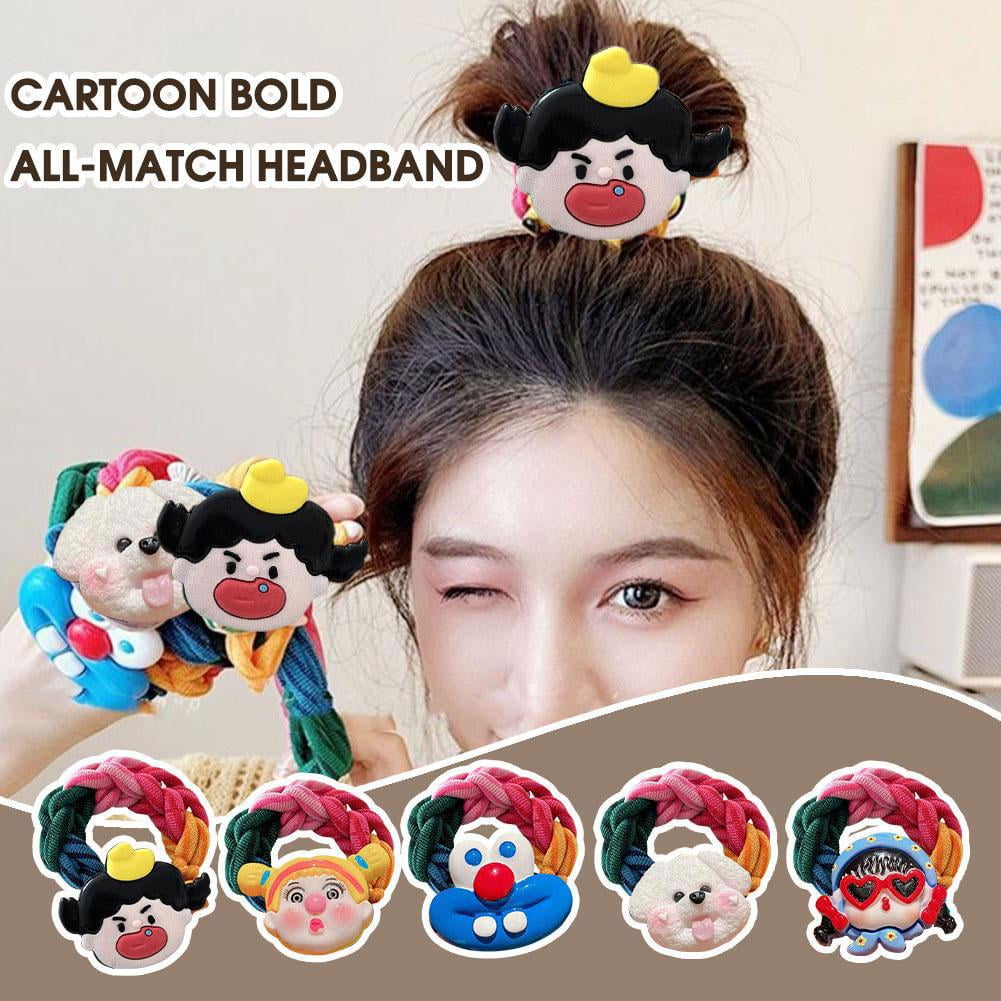 SSKFHGI Snot Bubble Cute Large Cartoon Headband Hair Ring High-Grade ...