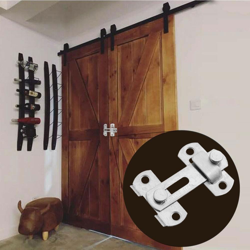 SSKFHGI Stainless Steel Gate Latch LockCabin Hook Eye Barn Door Latch ...