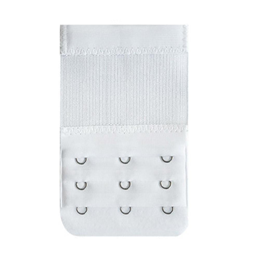 SSKFHGI Standard 3-Row White Elastic Bra With Extended Buckle And Three ...