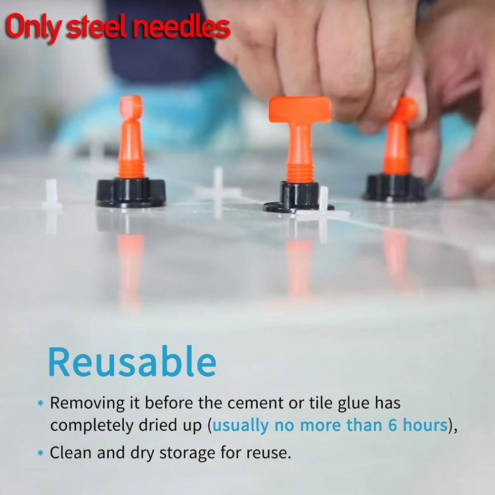 SSKFHGI T-Shaped Steel Needle 1.5 One Hundred Tile Leveler Reusable T ...