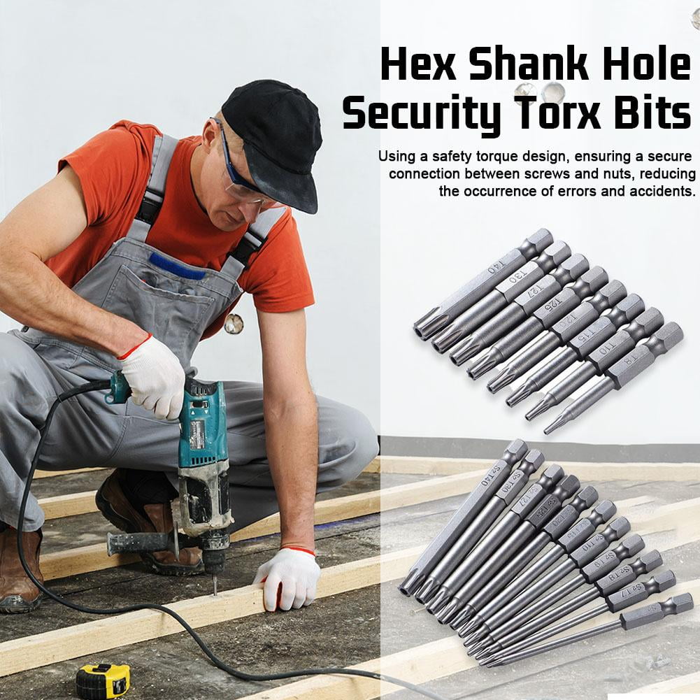 SSKFHGI Tamper Proof Star Impact Driver Bit Set Security Screwdriver ...