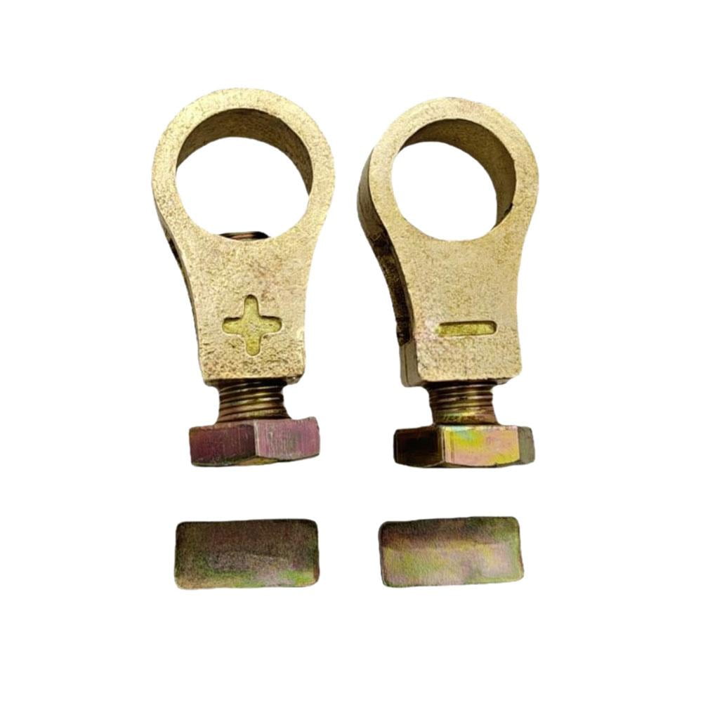 SSKFHGI Thickened Brass Patented Battery Pile Head 1 Pair Of New Pure ...
