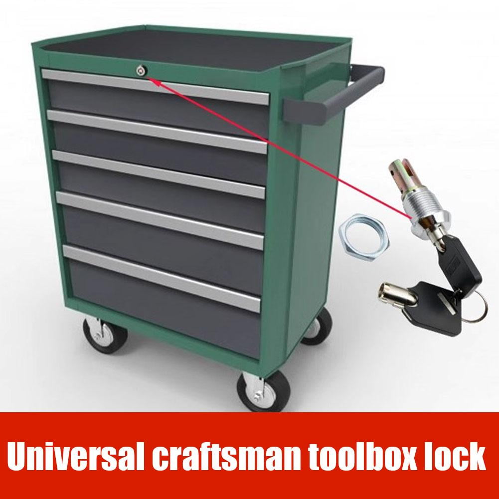 SSKFHGI Universal Craftsman Toolbox Lock Car Lock Iron 5 Linkage WT9943 ...