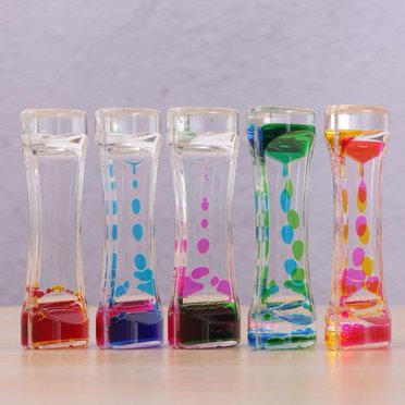 hand2mind Express Your Feelings Rainbow Sensory Fidget Tubes, Calm Down ...