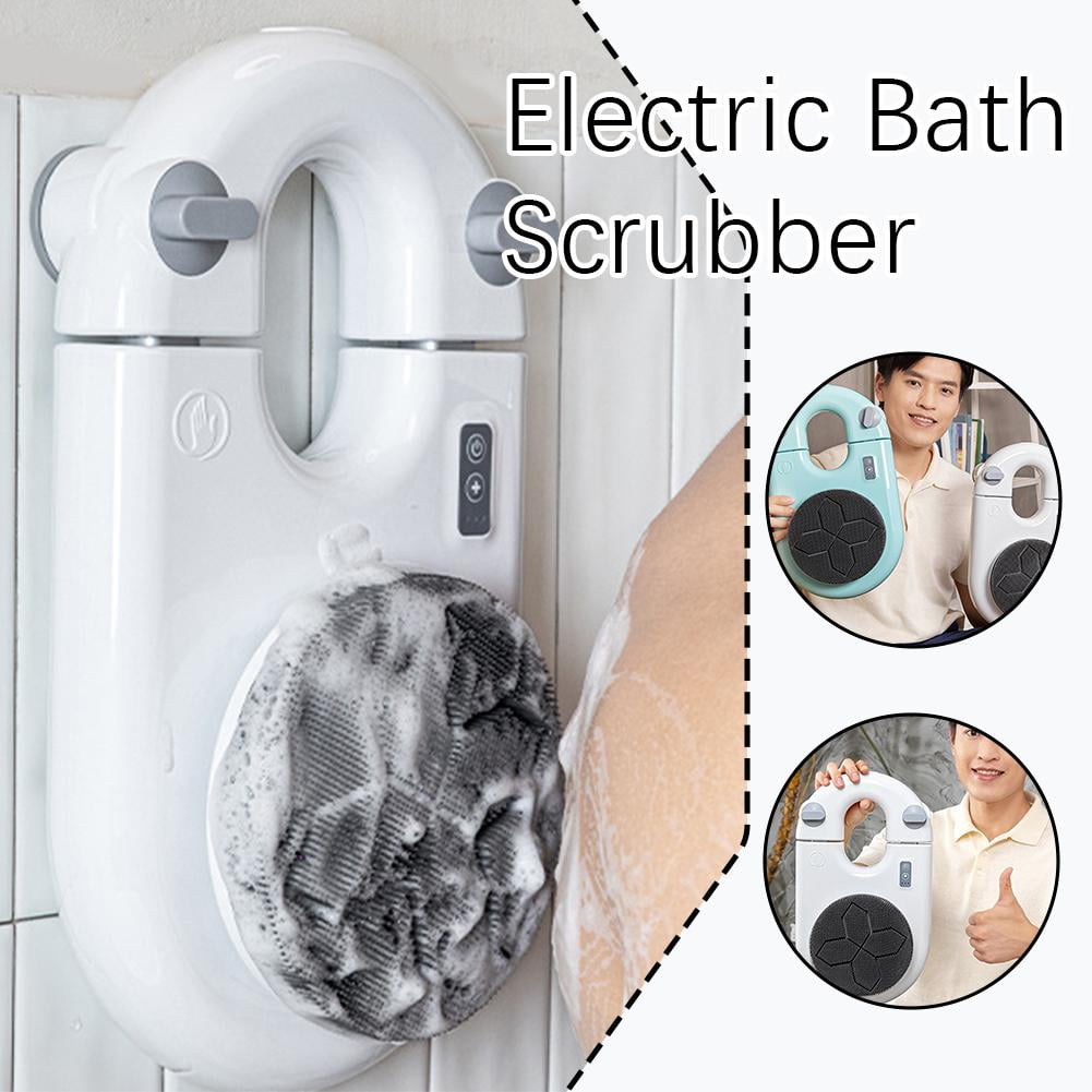 SSKFHGI Wall Mounted Back Scrubber Electric Back Bath Brush360 ...