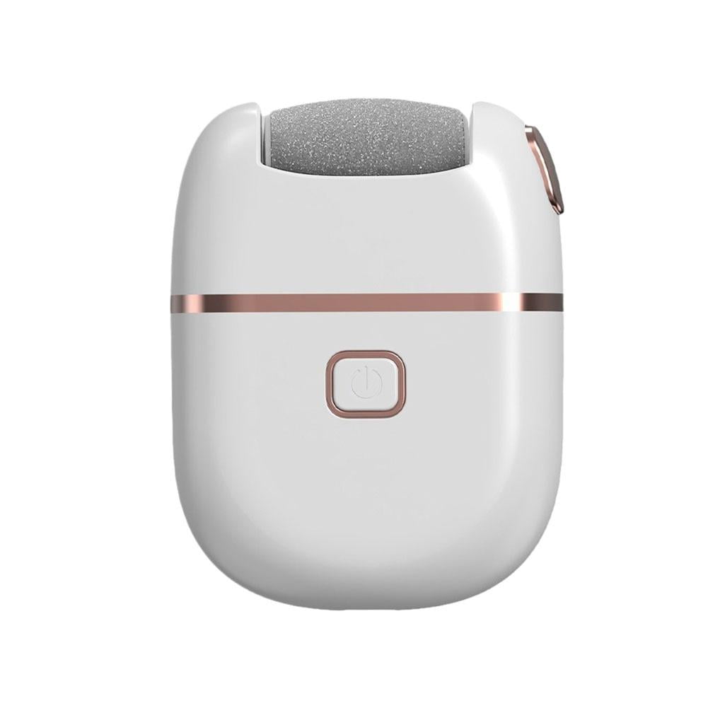 White Electric Pedicure Machine Rechargeable Automatic Foot Grinder ...
