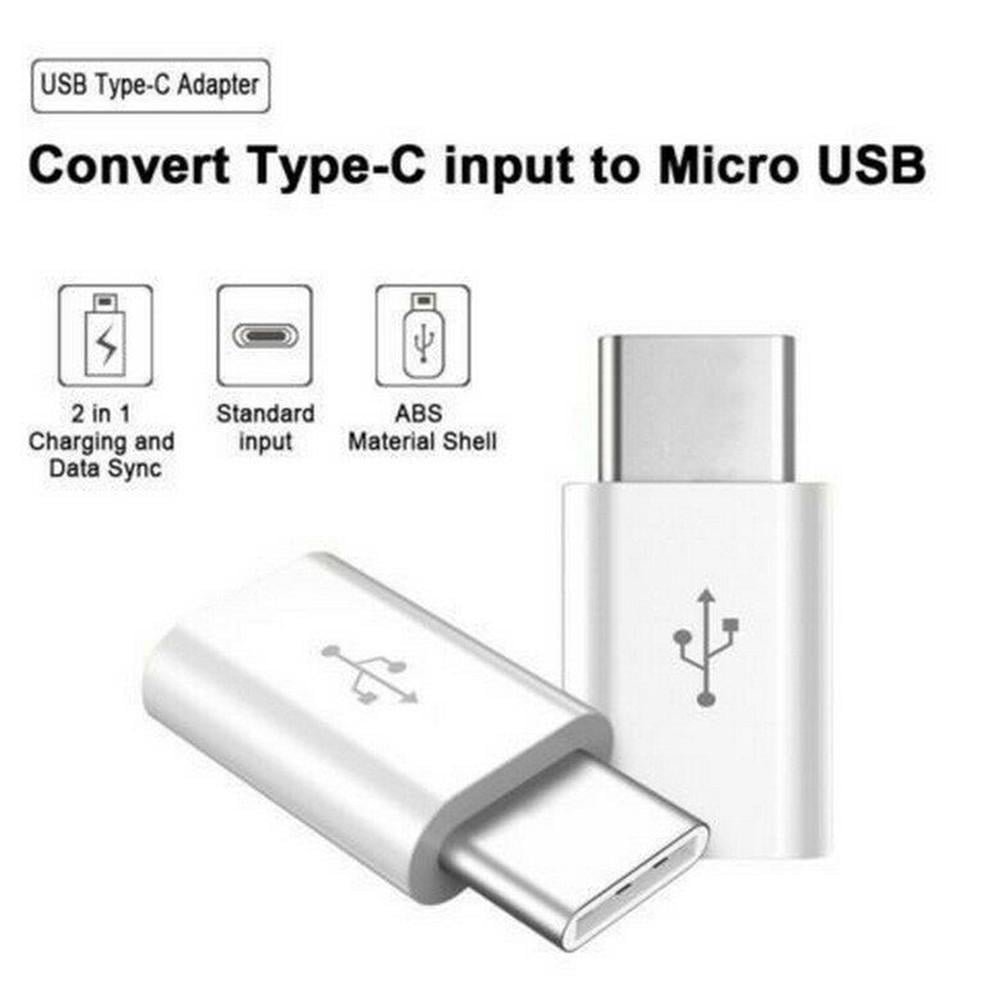 SSKFHGI White Type-C Adapter Type-C To Micro Android Phone Adapter ...