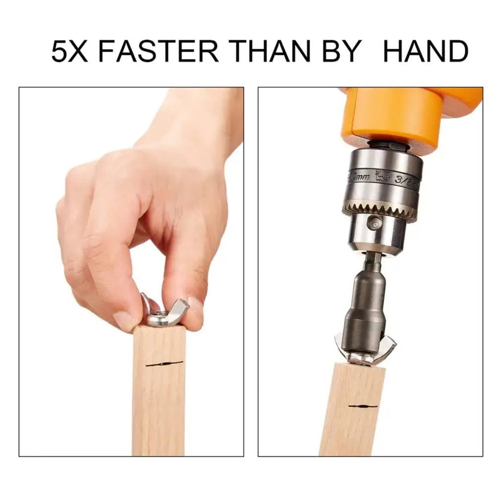 SSKFHGI Black Slotted Butterfly Bolt Socket Wrench Electric Screwdriver ...