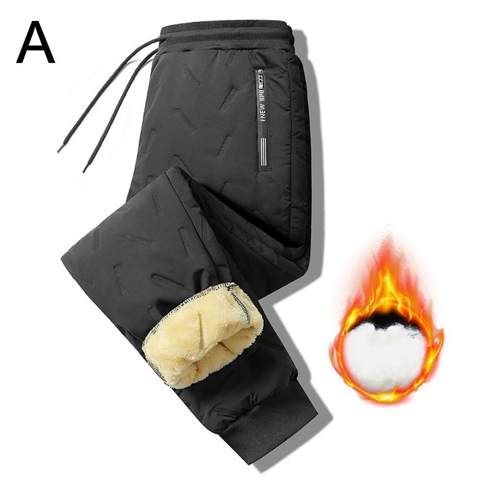 SSKFHGI Winter Cashmere Thicken Warm Sweatpants for Men Men Fashion ...