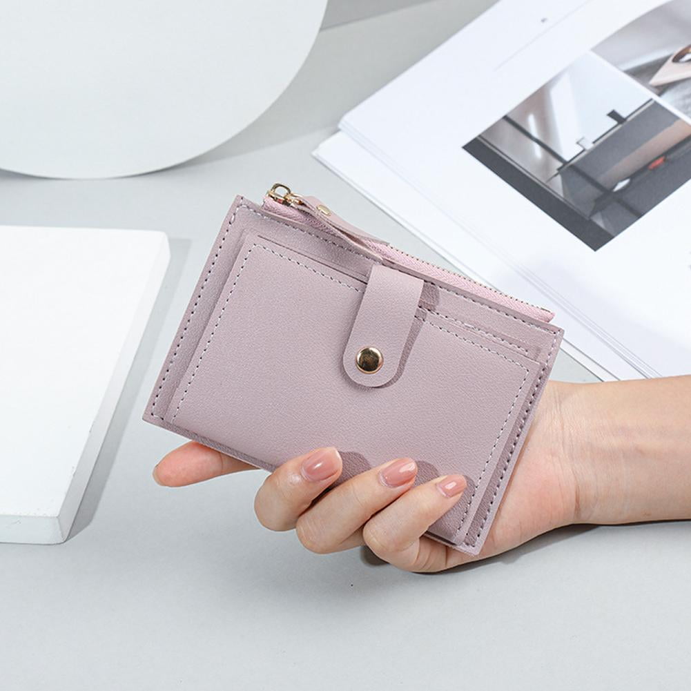 SSKFHGI Women Small Wallets Bifold Leather Short Wallet Mini Case Card ...