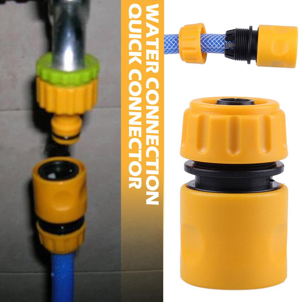 SSKFHGI Yellow 4-Point Water-Through Quick-Connect Plastic Quick Water ...