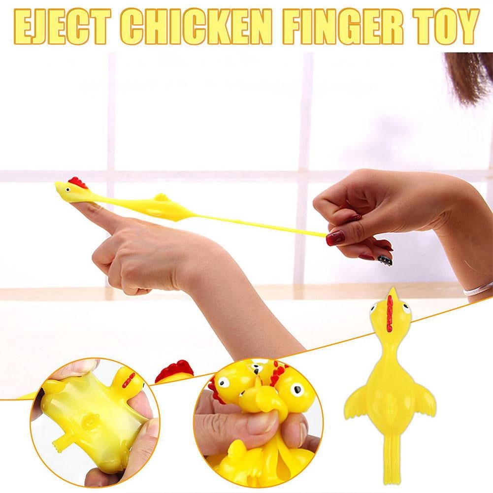 SSKFHGI Yellow Ejection Chicken Can Stick To The Wall Ejection Chicken ...