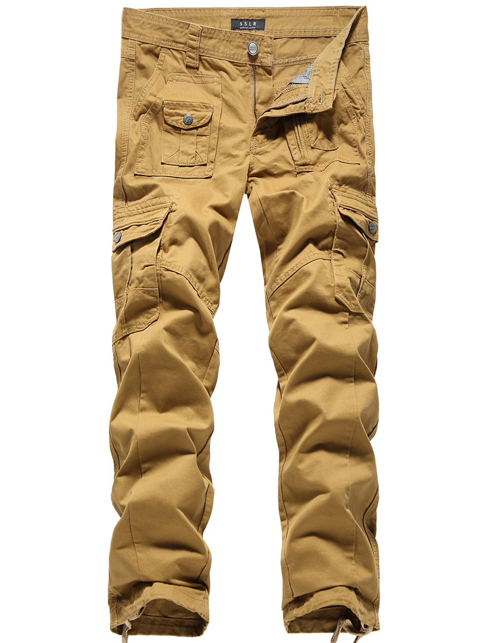 StoneTouch #A8- Men's Military-Style Cargo Pants 32x32--Black - Walmart.com