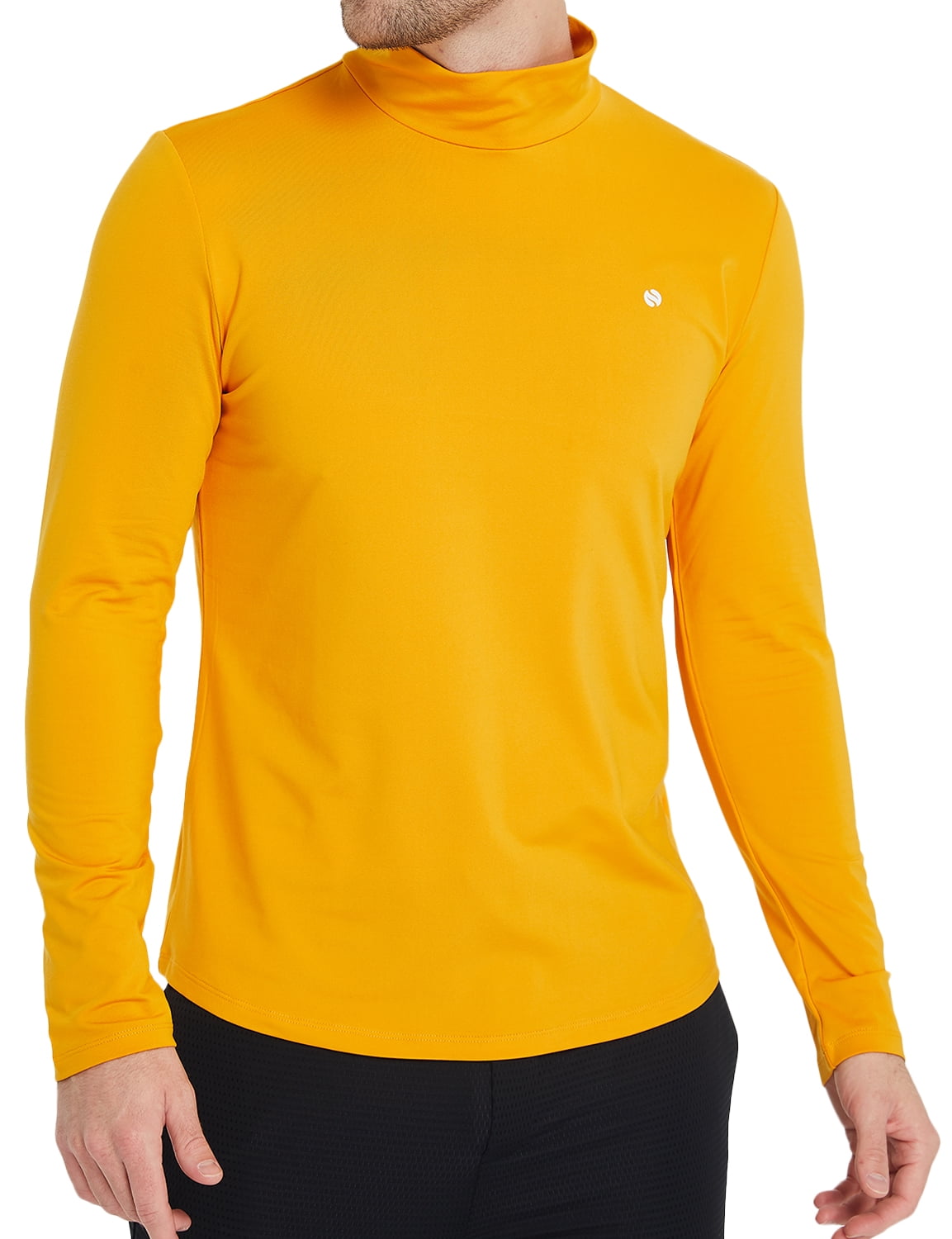 SSLR Turtleneck Thermal Shirts for Men Long Sleeve Shirts Fleece Lined ...