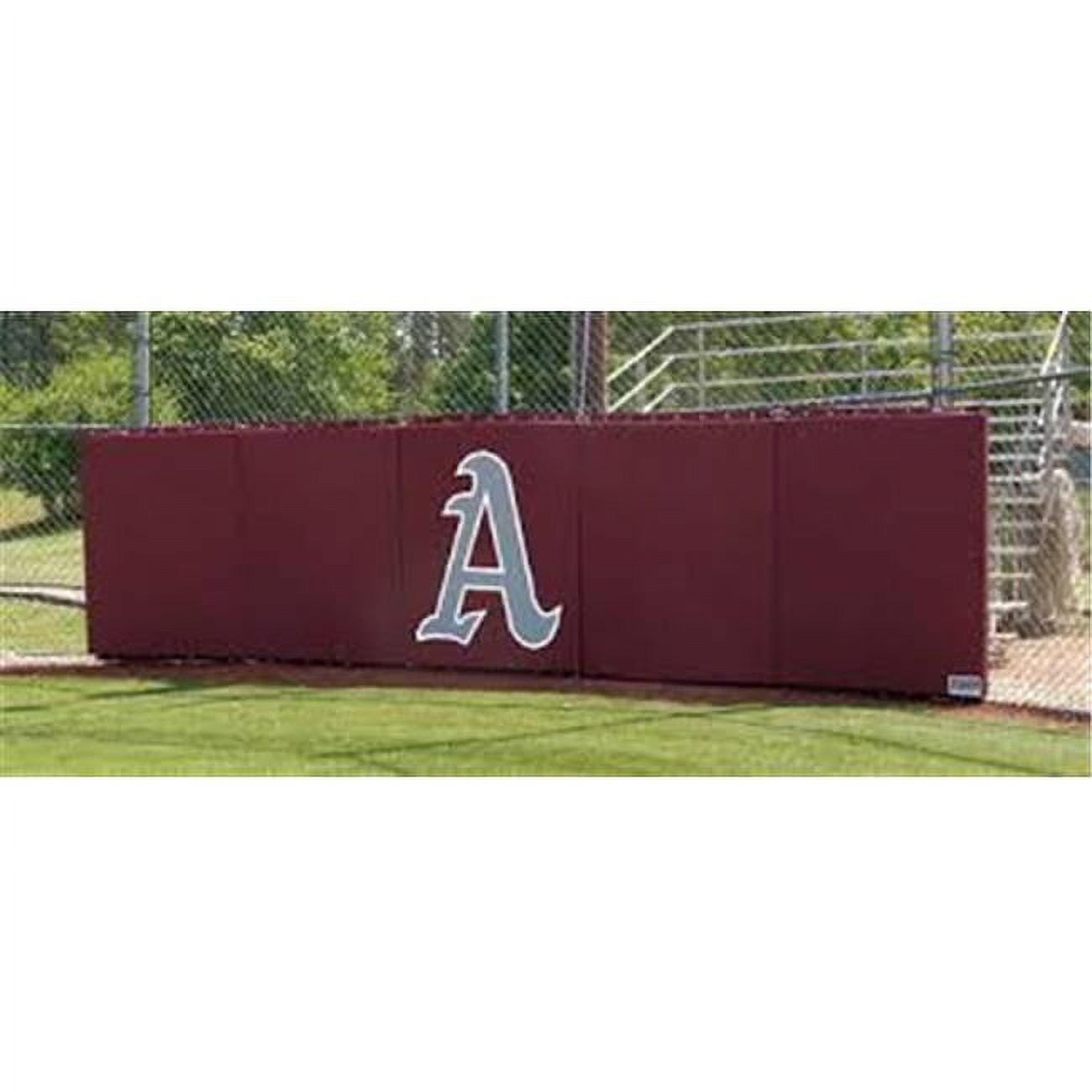 SSN 1397843 4 x 12 ft. Folding Backstop Padding, Maroon - Walmart.com