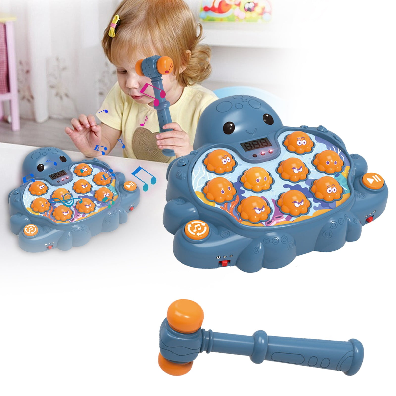 SSNTSY 2025 New Whack A Mole Toy Parent Child Interactive Tap Early ...