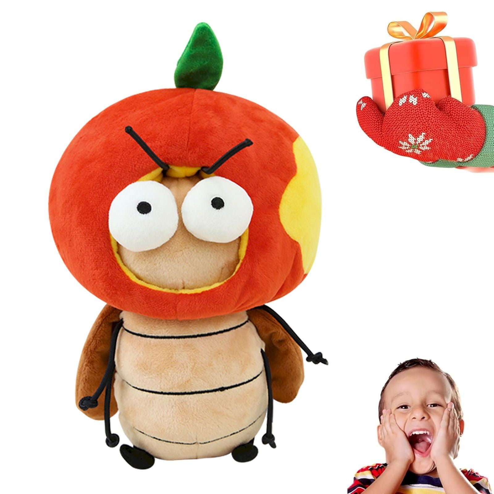 SSNTSY "7.87 Inch Cockroach Plush Toy - Fun and Funny Animal Stuffed ...