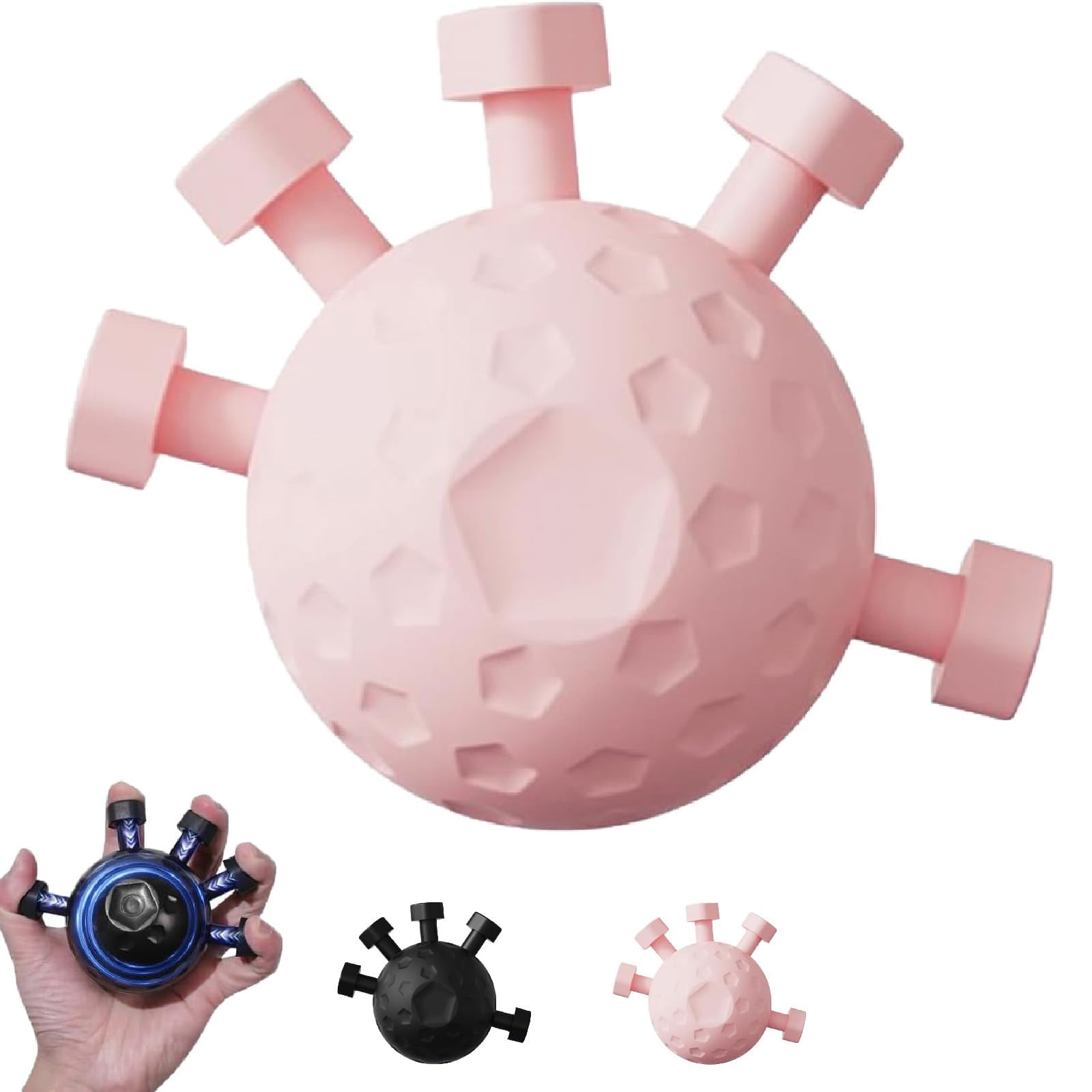 SSNTSY Adjustable Finger Grip Strengthener - Silicone Hand Exerciser ...