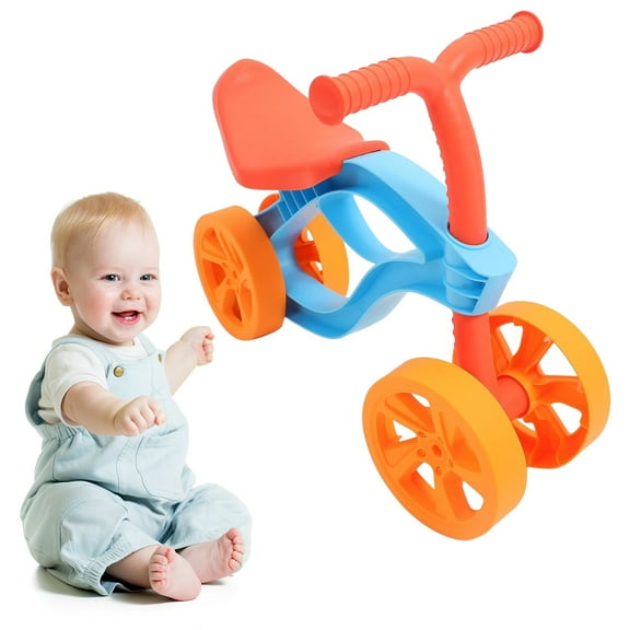 Radio Flyer Inchworm - Classic Bounce and Go Toddler Ride-On Toy, Green ...