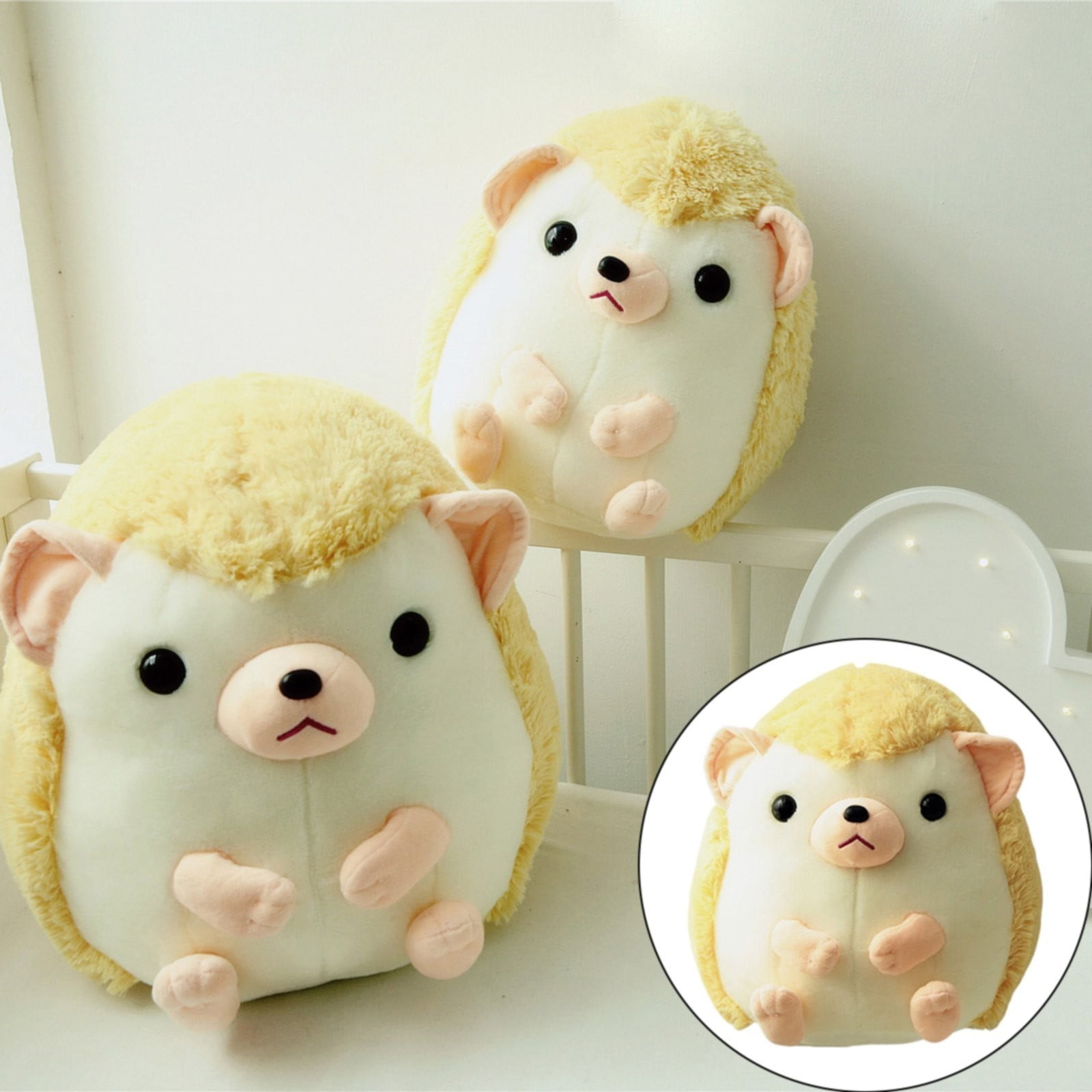 SSNTSY Gray Big Hedgehog Stuffed Animal Plush Stuffed Hedgehog Toy Boy ...