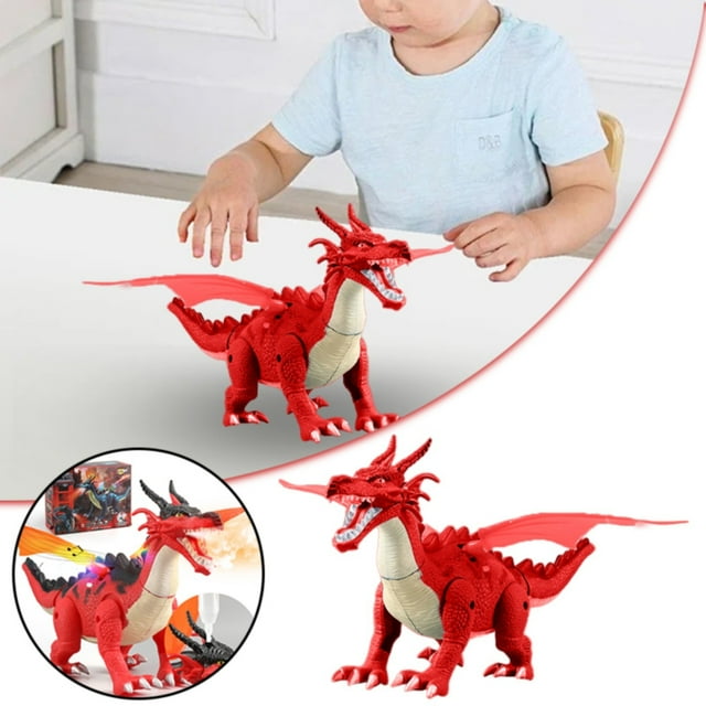SSNTSY Light up Dragon Toy Glowing Dragon Toy LED Dragon Toy ...