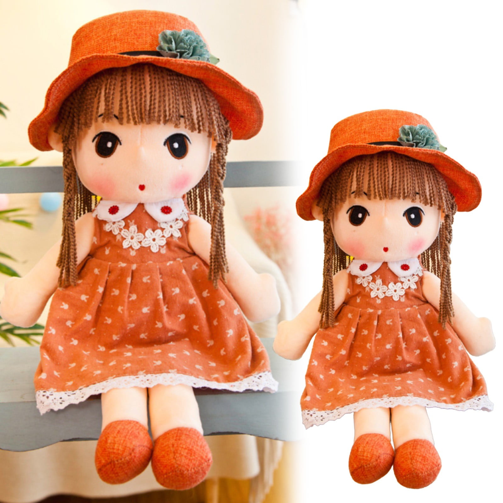 SSNTSY One Opening Soft with Clothes Cute Rag Doll Ragdoll Plush ...