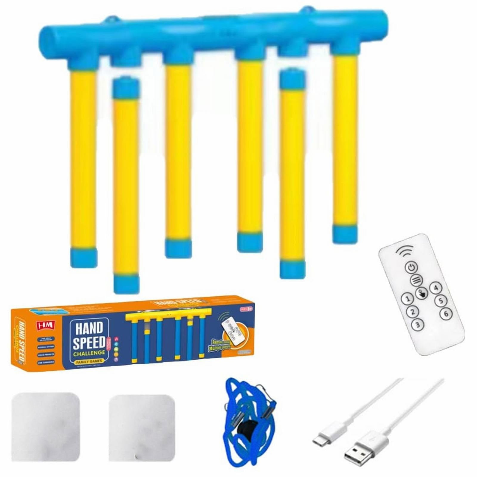 SSNTSY Reaction Time Training Toy, Drop Stick Game Toy with 6 Sticks ...