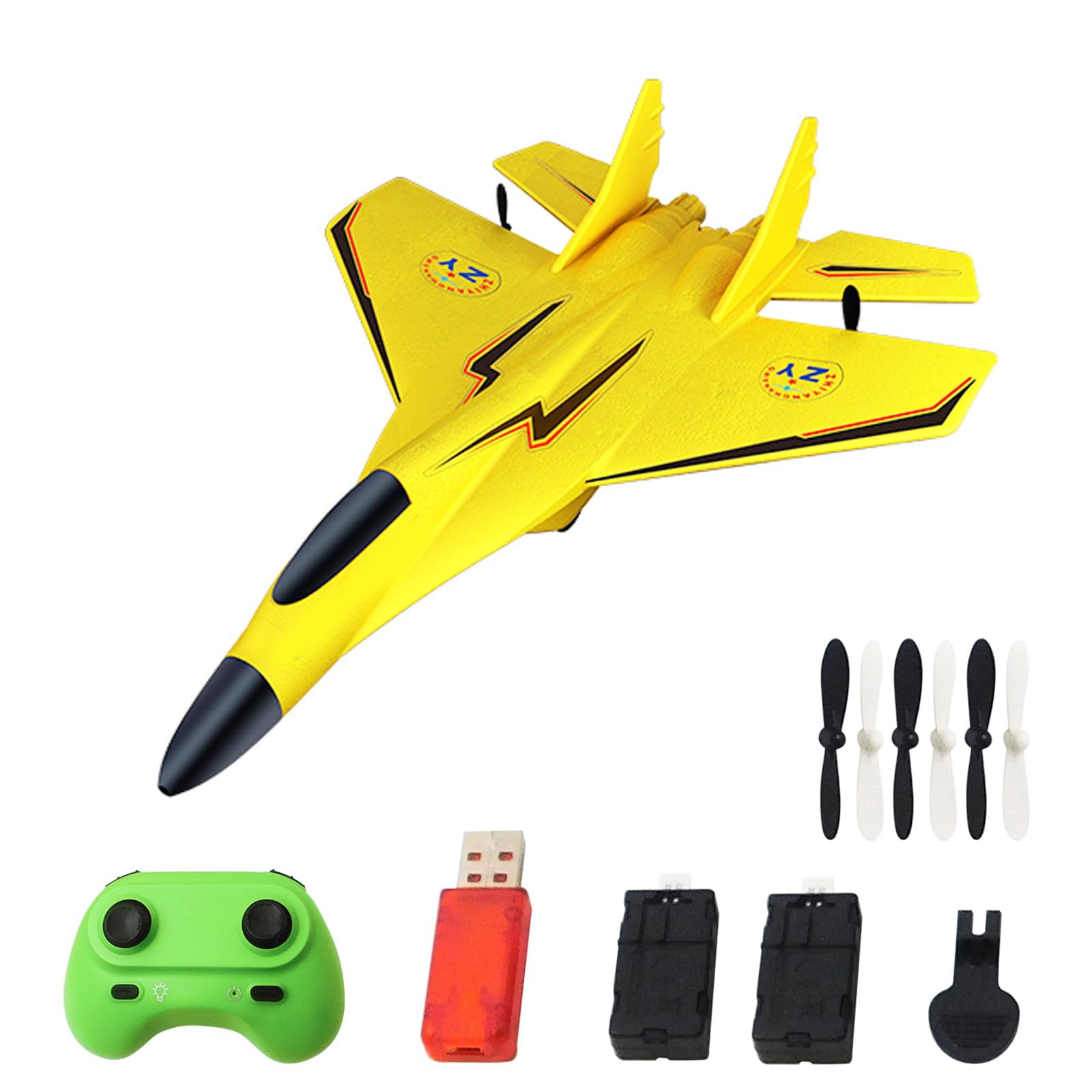SSNTSY Remote Control Airplanes for Kids 12 Years and up,2 Channels ...