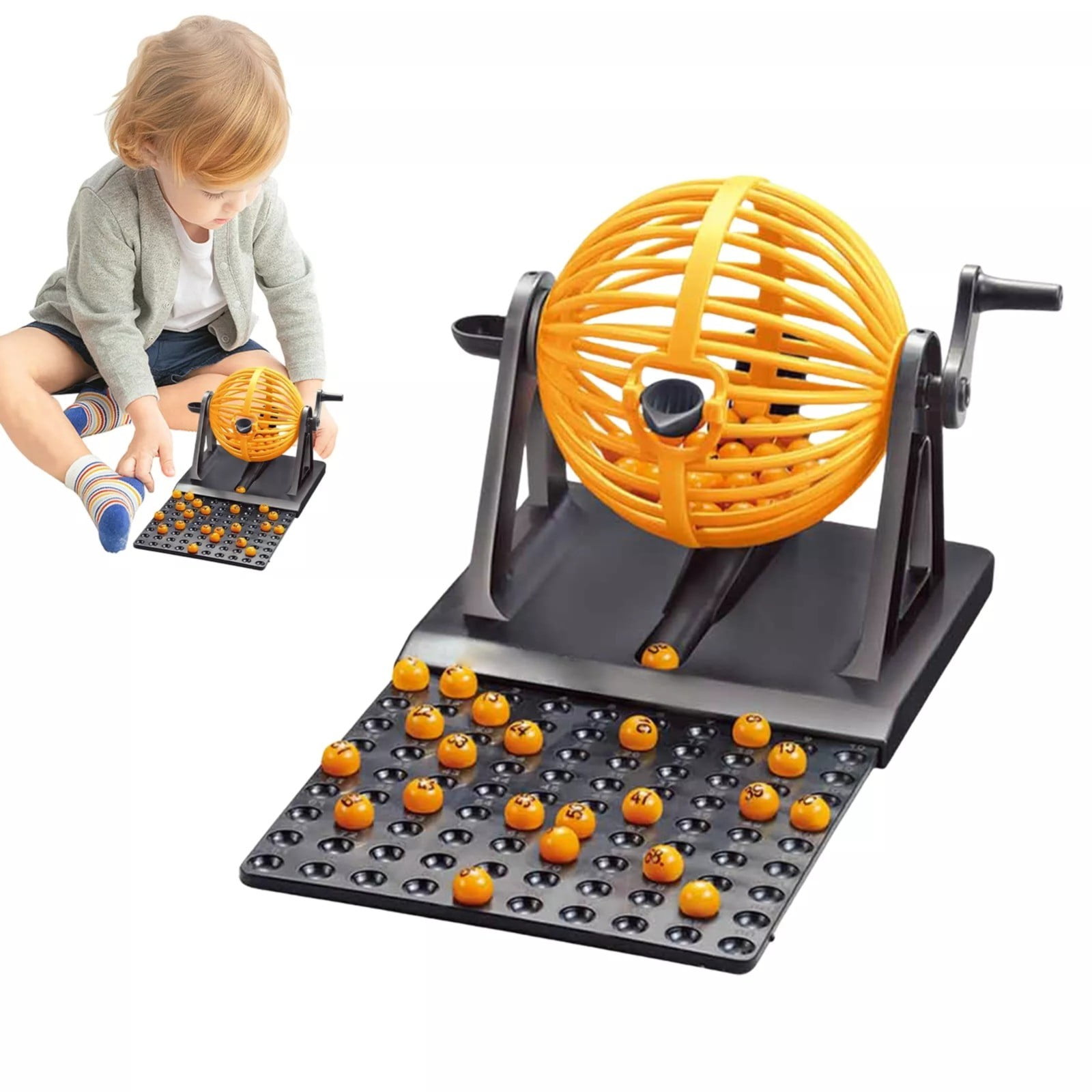 SSNTSY Traditional Bingo Game, Family Bingo Lotto Numbers Machine Game ...