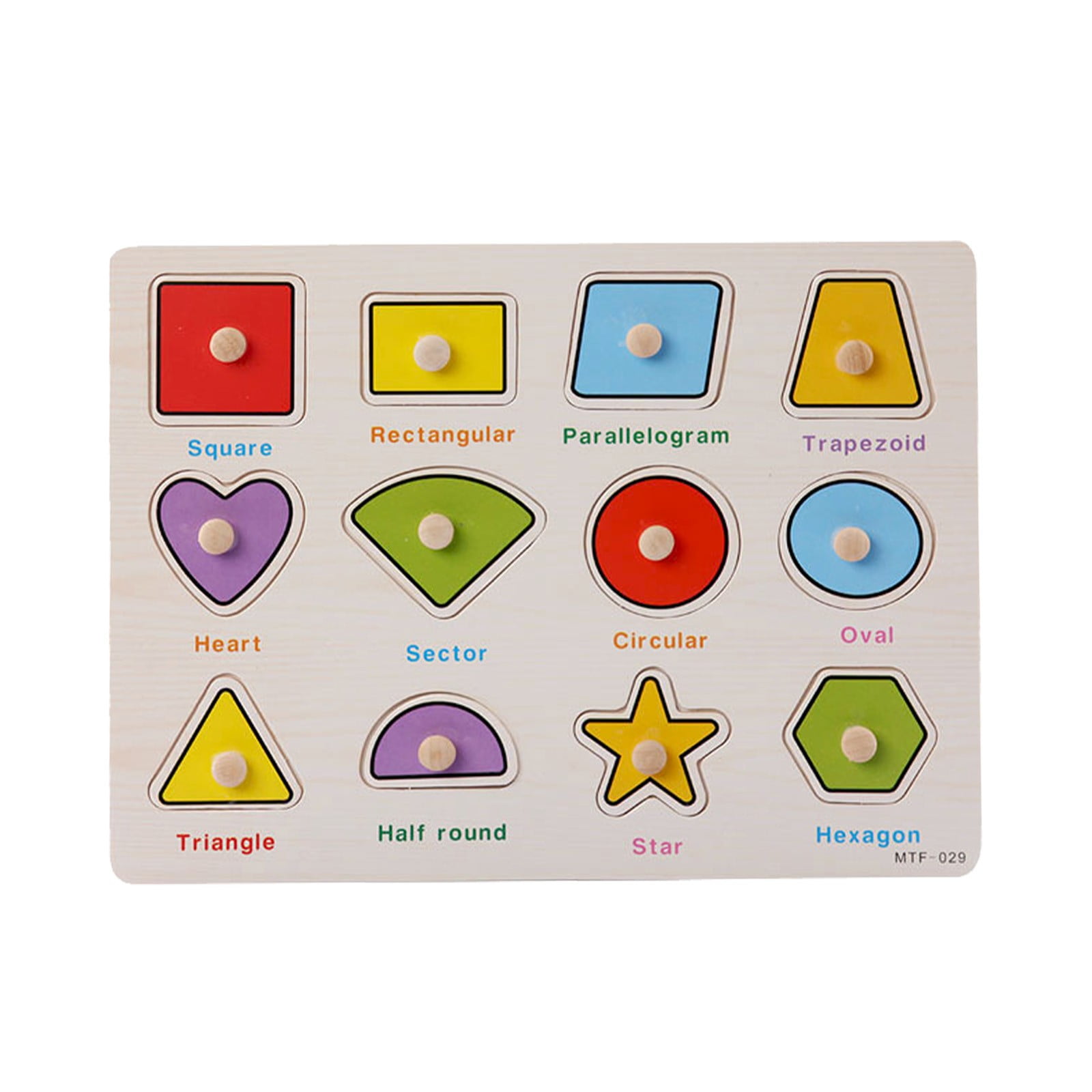 SSNTSY Wooden Puzzles for Toddlers 1 2 3+ Years Old STEM Montessori ...