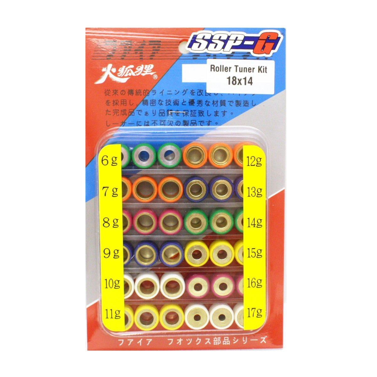 SSP-G 18x14 GY6 Roller Weight Tuning Kit - Walmart.com
