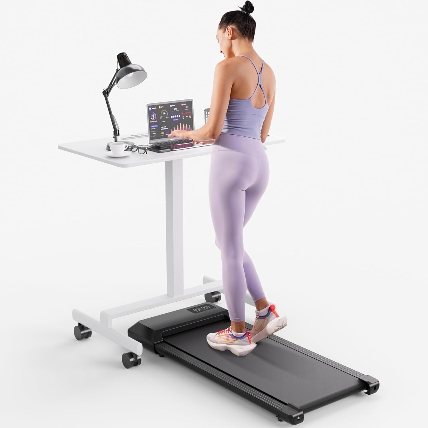 SSPHPPLIE Under Desk Treadmill,Walking Pad Treadmills for Home/Office ...