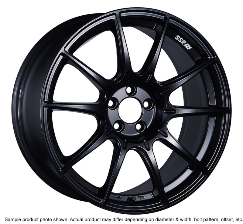SSR GTX01 17x9 5x114.3 38mm Offset Flat Black Wheel - Walmart.com