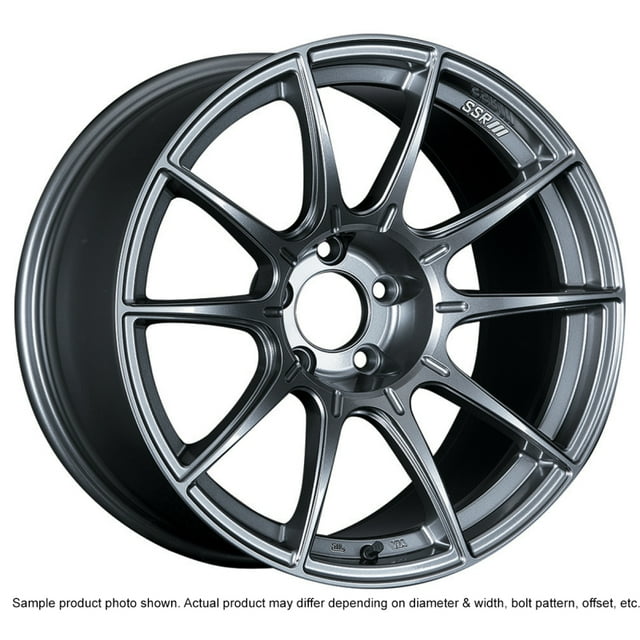 SSR GTX01 18x10.5 5x114.3 15mm Offset Dark Silver Wheel Evo X / G35 / 350z / 370z - Walmart.com
