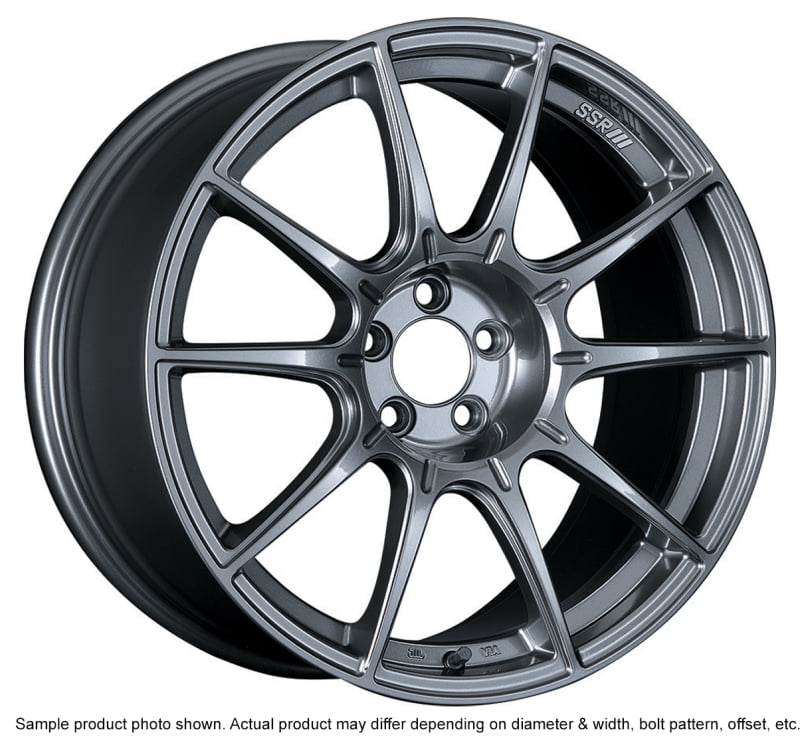 SSR GTX01 18x9.5 5x100 40mm Offset Dark Silver Wheel FRS / BRZ ...