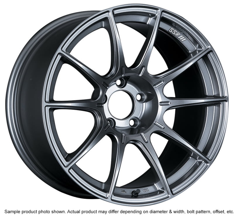 SSR GTX01 18x9.5 5x114.3 15mm Offset Dark Silver Wheel - Walmart.com