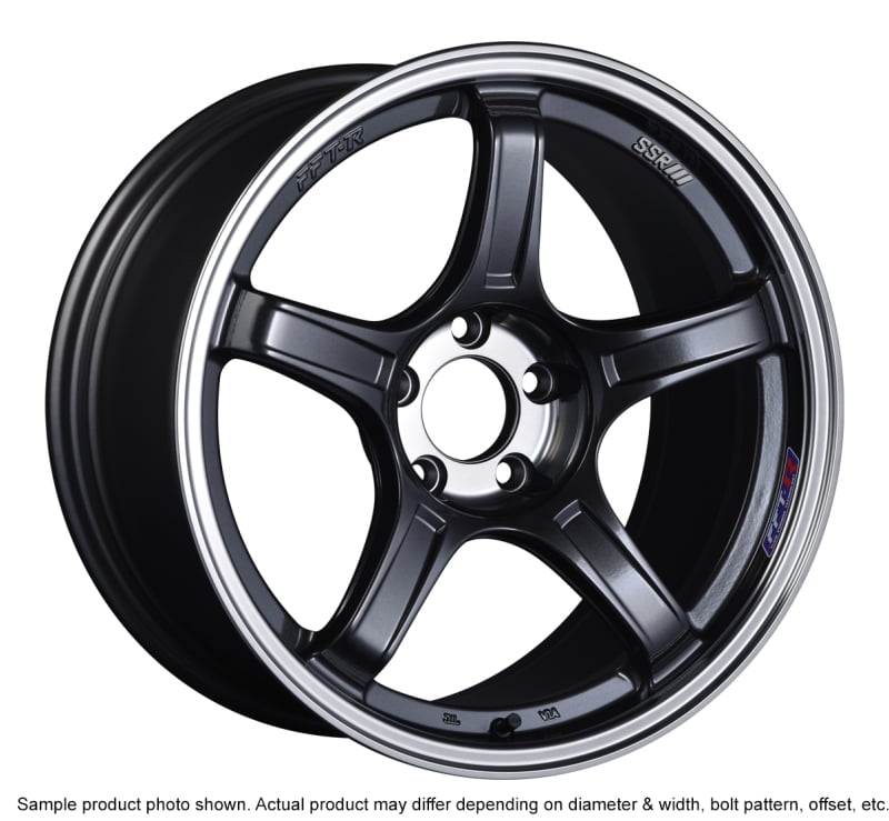 SSR GTX03 18x9.5 5x114.3 22mm Offset Black Graphite Wheel - Walmart.com