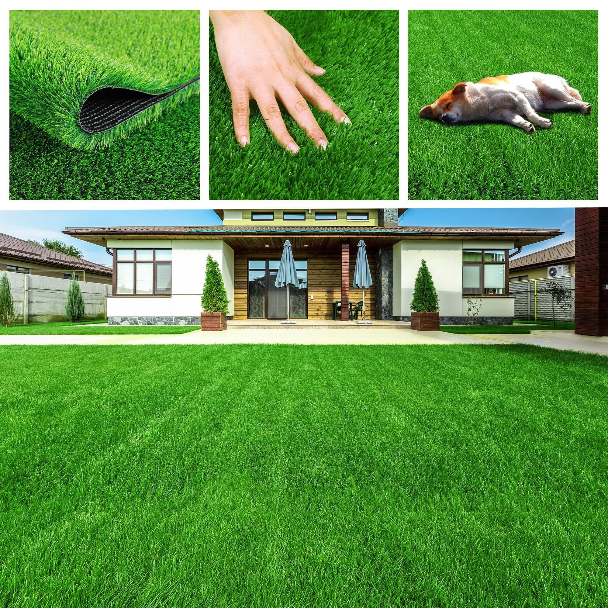 SSRIVER Artificial Grass for Dogs Pee Tray Fake Grass Mat for ...
