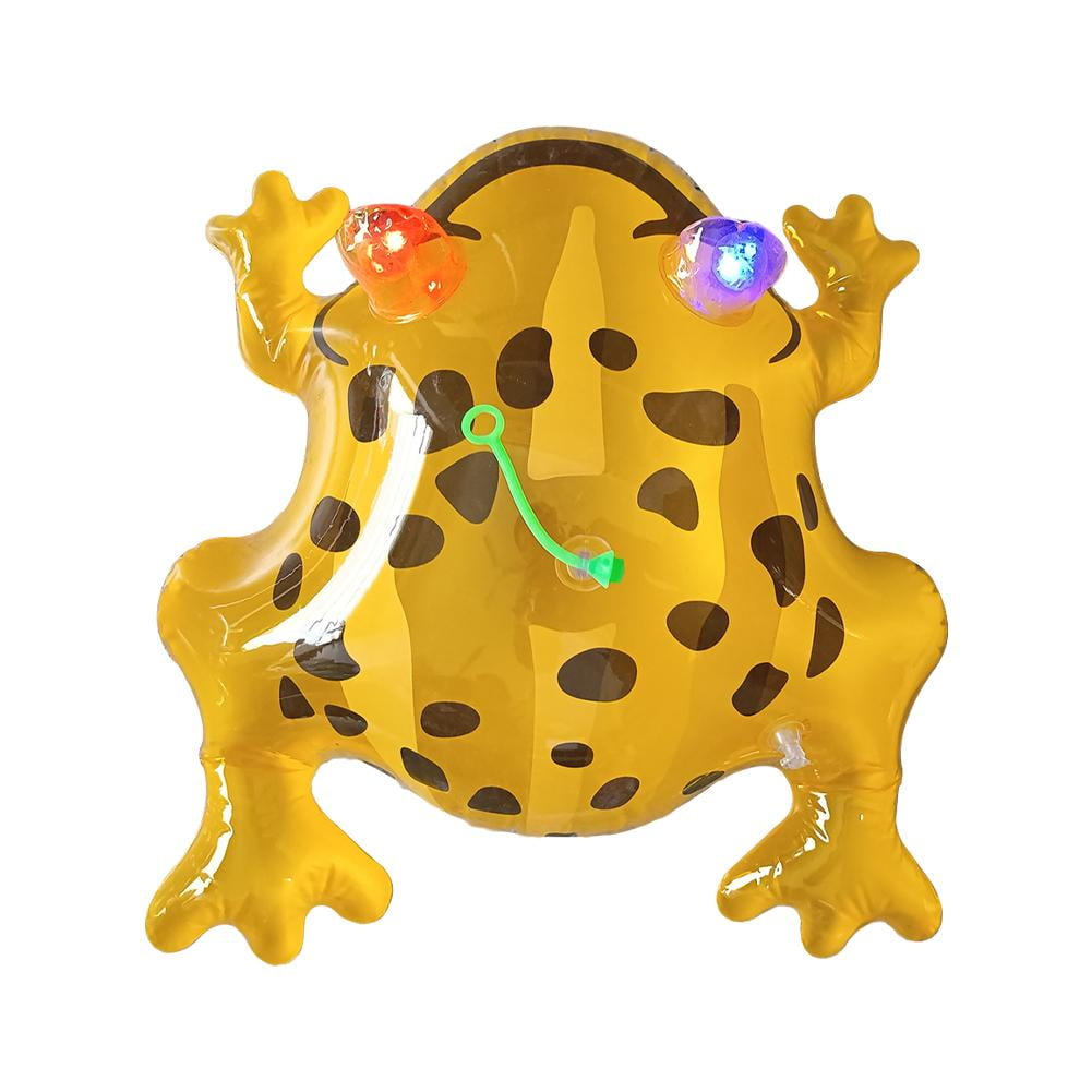 SSRoirvbb LARGE INFLATABLE FROG Blow Up Reusable Toy Animal Inflate ...