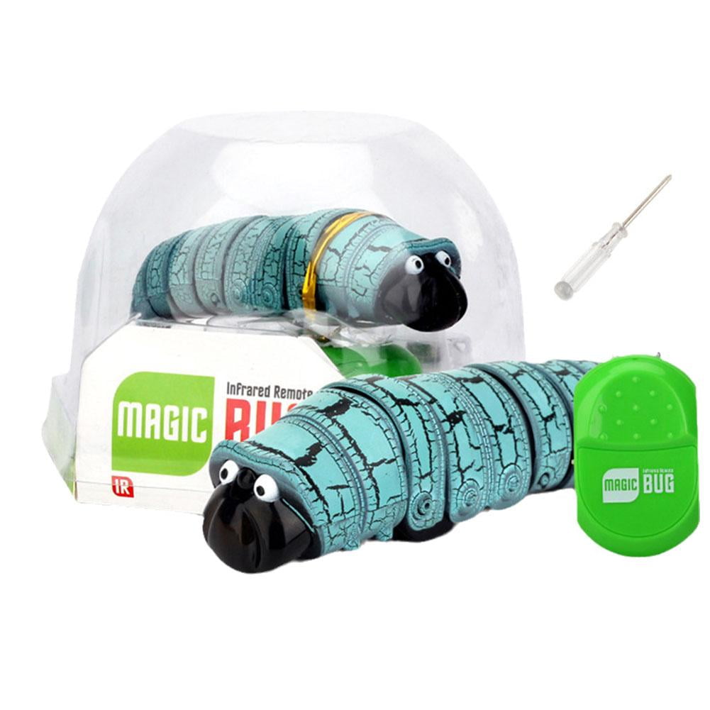 SSRoirvbb Remote Control Insect Caterpillar Plastic Infrared Toys Prank ...